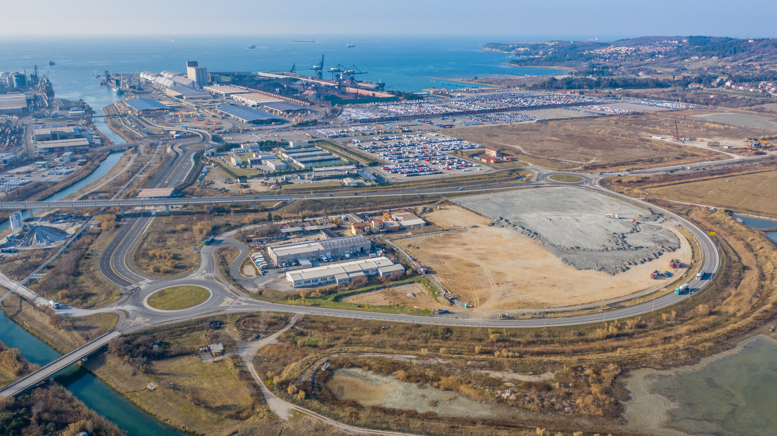 We are consolidating the ground for a new Truck Terminal - Luka Koper d.d.